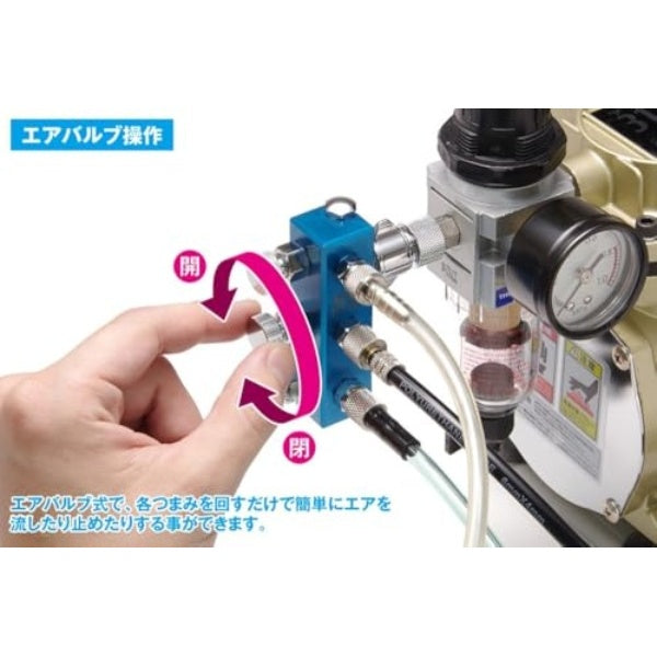 HT-059 HG 3連ホースジョイント【アルミボディ】| Central Line セントラルライン